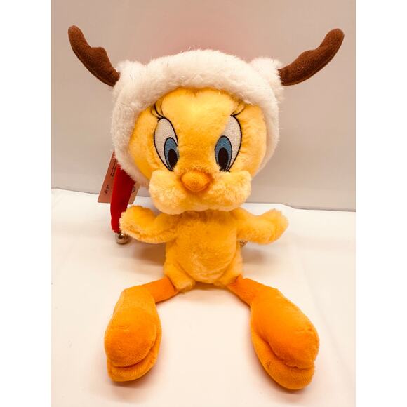Warner Bros. | Toys | Hallmark Looney Tunes Tweety Bird Santa Reindeer ...